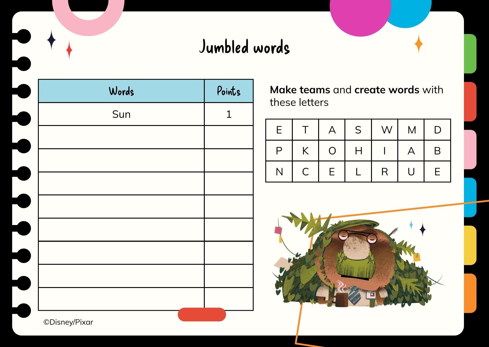 Elemental Worksheet Presentation