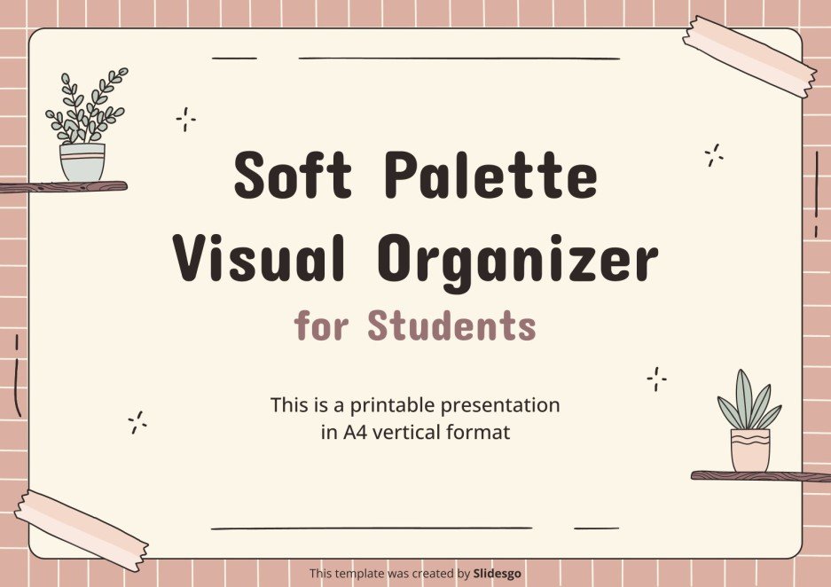 Soft Palette Visual Organizer for Students Presentation