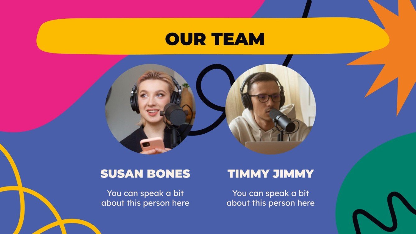 Talk Show Podcast Pitch Deck Presentation