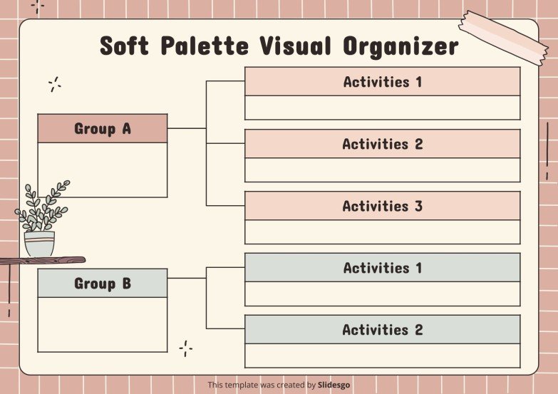 Soft Palette Visual Organizer for Students Presentation