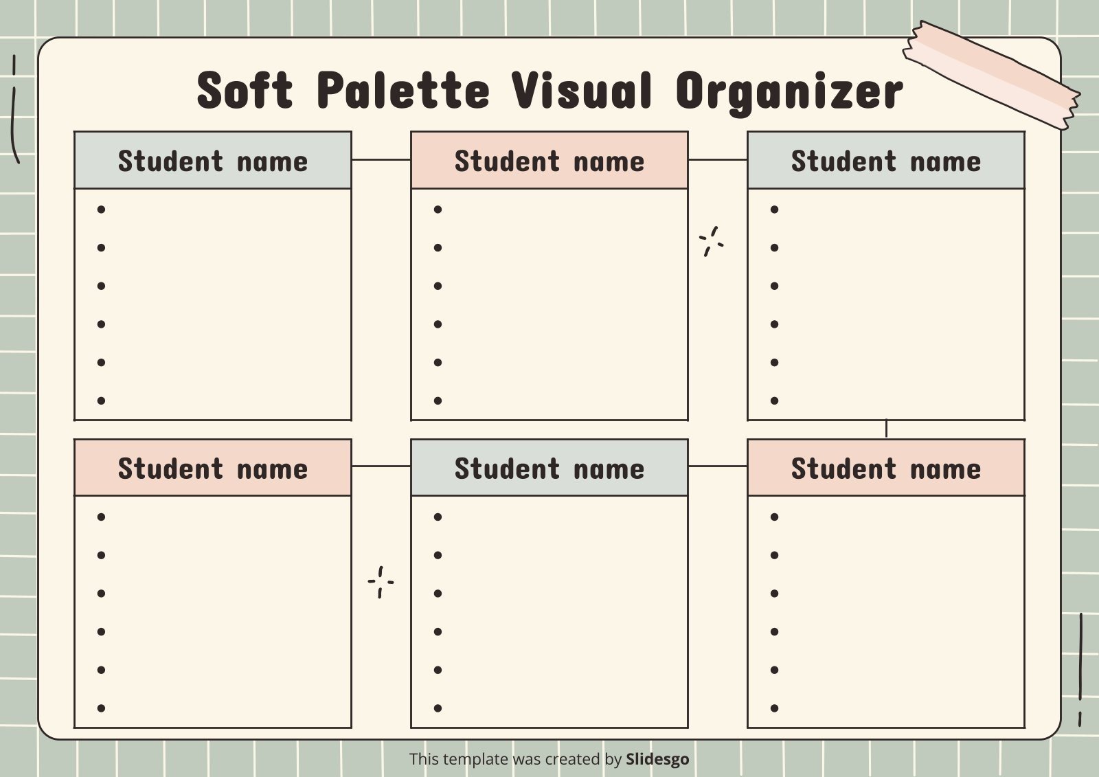 Soft Palette Visual Organizer for Students Presentation