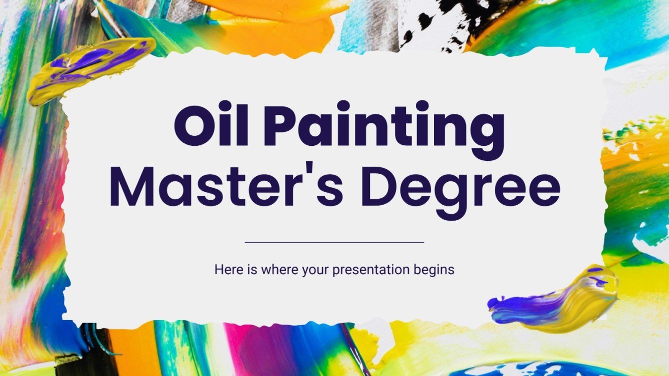 Oil Painting Master's Degree Presentation
