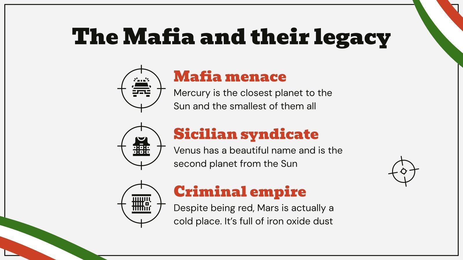 History Major for College: The Sicilian Mafia Presentation