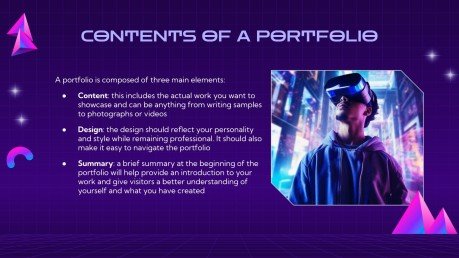 Futuristic Style Portfolio Presentation
