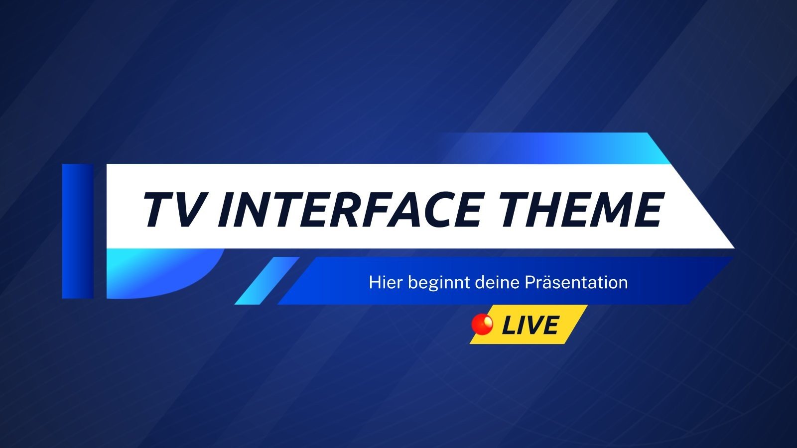 TV Interface Theme Presentation