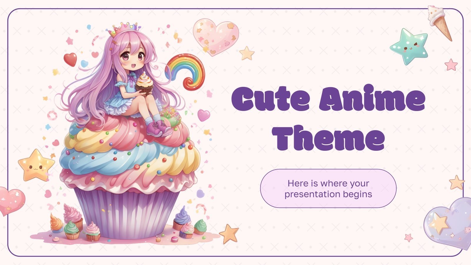 Cute Anime Theme Presentation