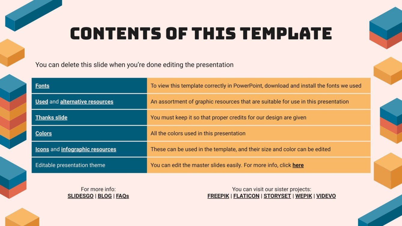 Building Blocks Pattern Presentation