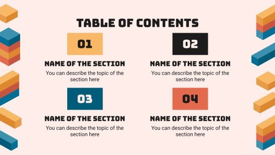 Building Blocks Pattern Presentation