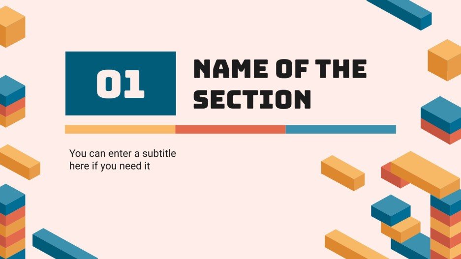 Building Blocks Pattern Presentation