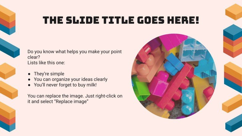 Building Blocks Pattern Presentation