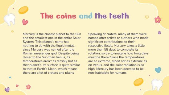 The Tooth Fairy Presentation