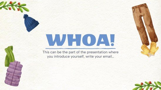 Winter Clothes Vocabulary for Pre-K Presentation