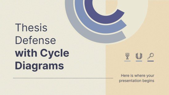 Thesis Defense with Cycle Diagrams Presentation