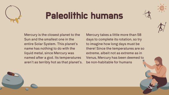 History Major for College: Paleolithic Era Presentation