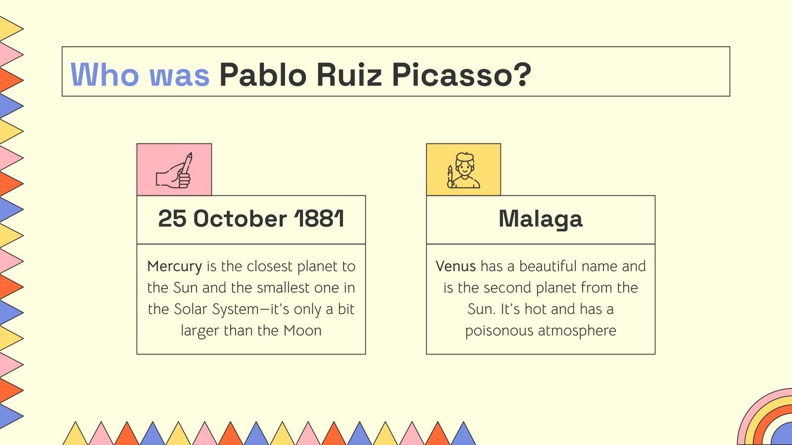 Art Subject for High School: All About Pablo Picasso!