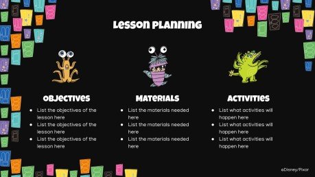 Monsters Inc. Math Lesson Presentation