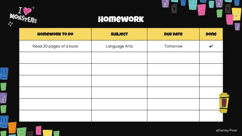 Monsters Inc. Math Lesson Presentation