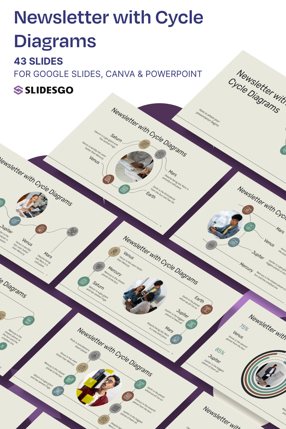 Newsletter with Cycle Diagrams Presentation