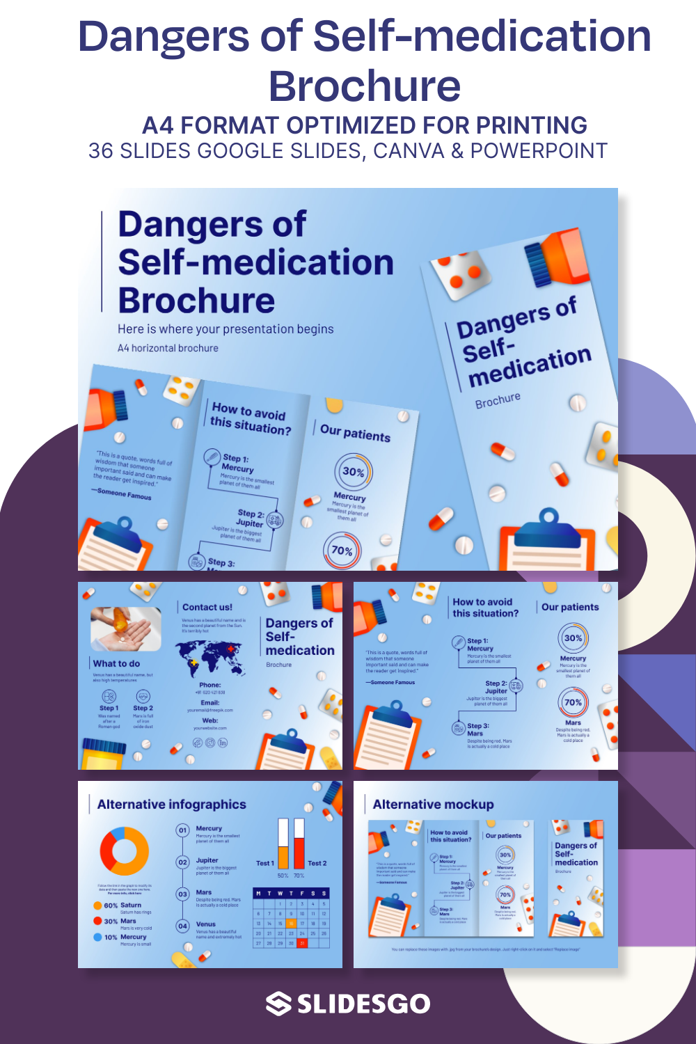 Dangers of Self-medication Brochure Presentation