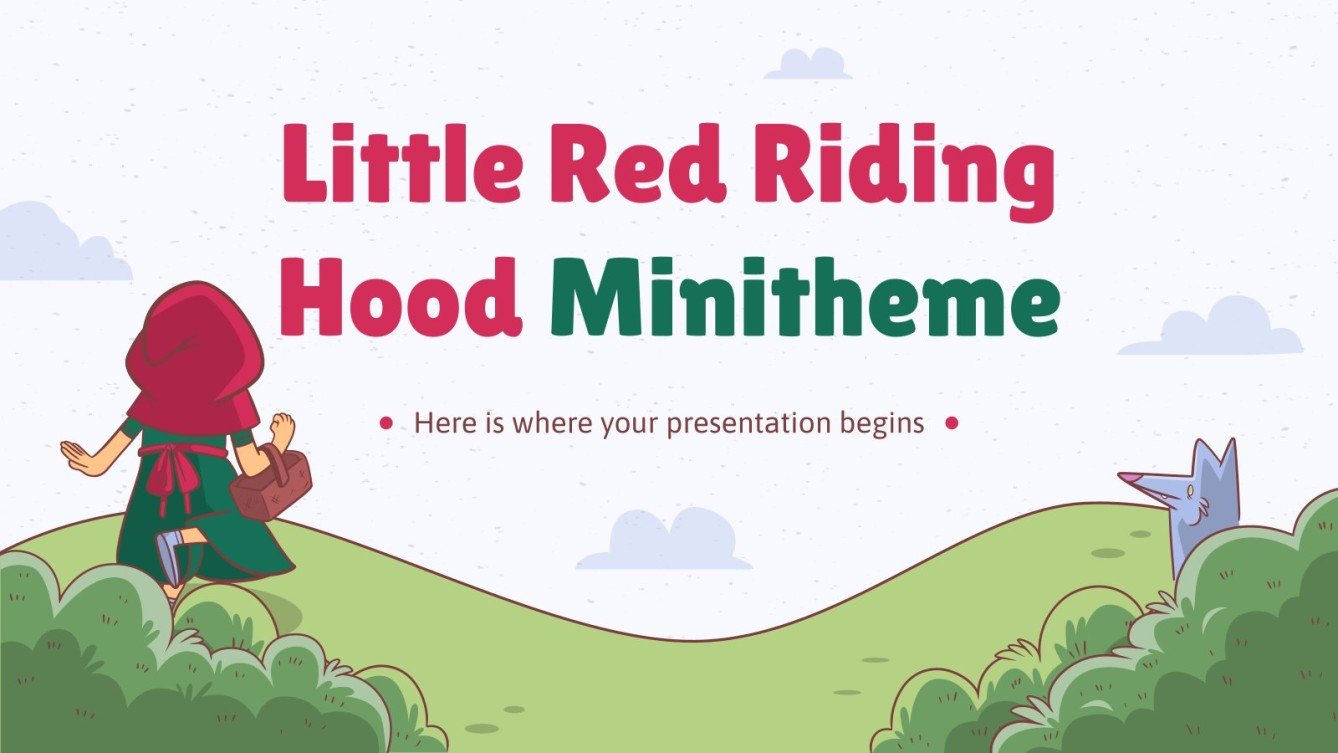 Little Red Riding Hood Minitheme Presentation