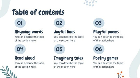 Children's Poetry Presentation