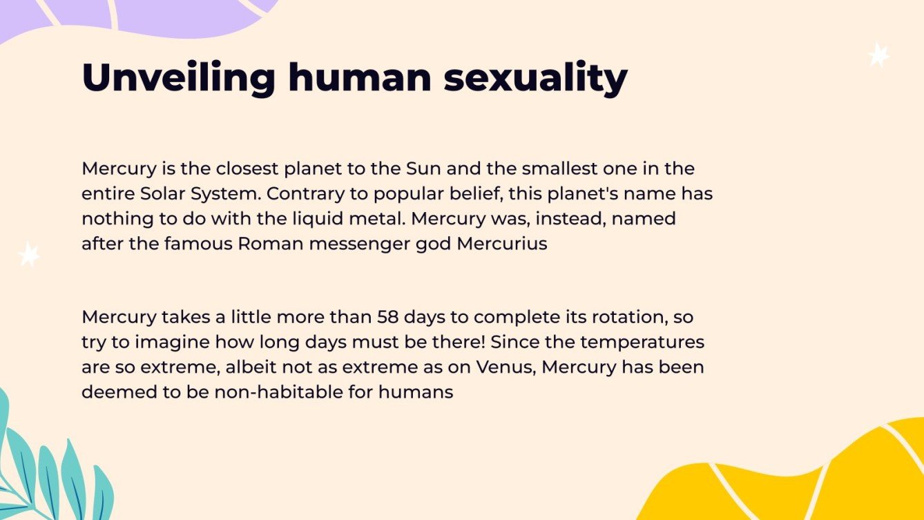 Human Sexuality Education Presentation