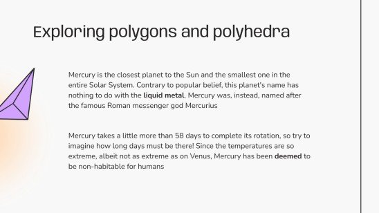 Polygons and Polyhedra Presentation