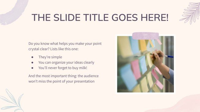 Study Notes Template for Students Presentation