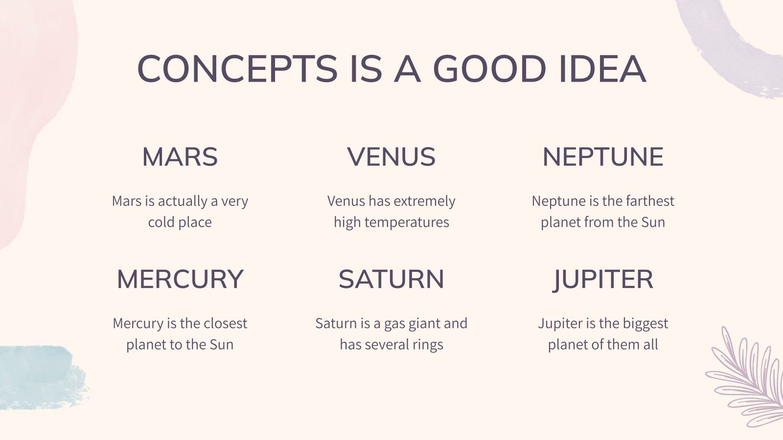 Study Notes Template for Students Presentation