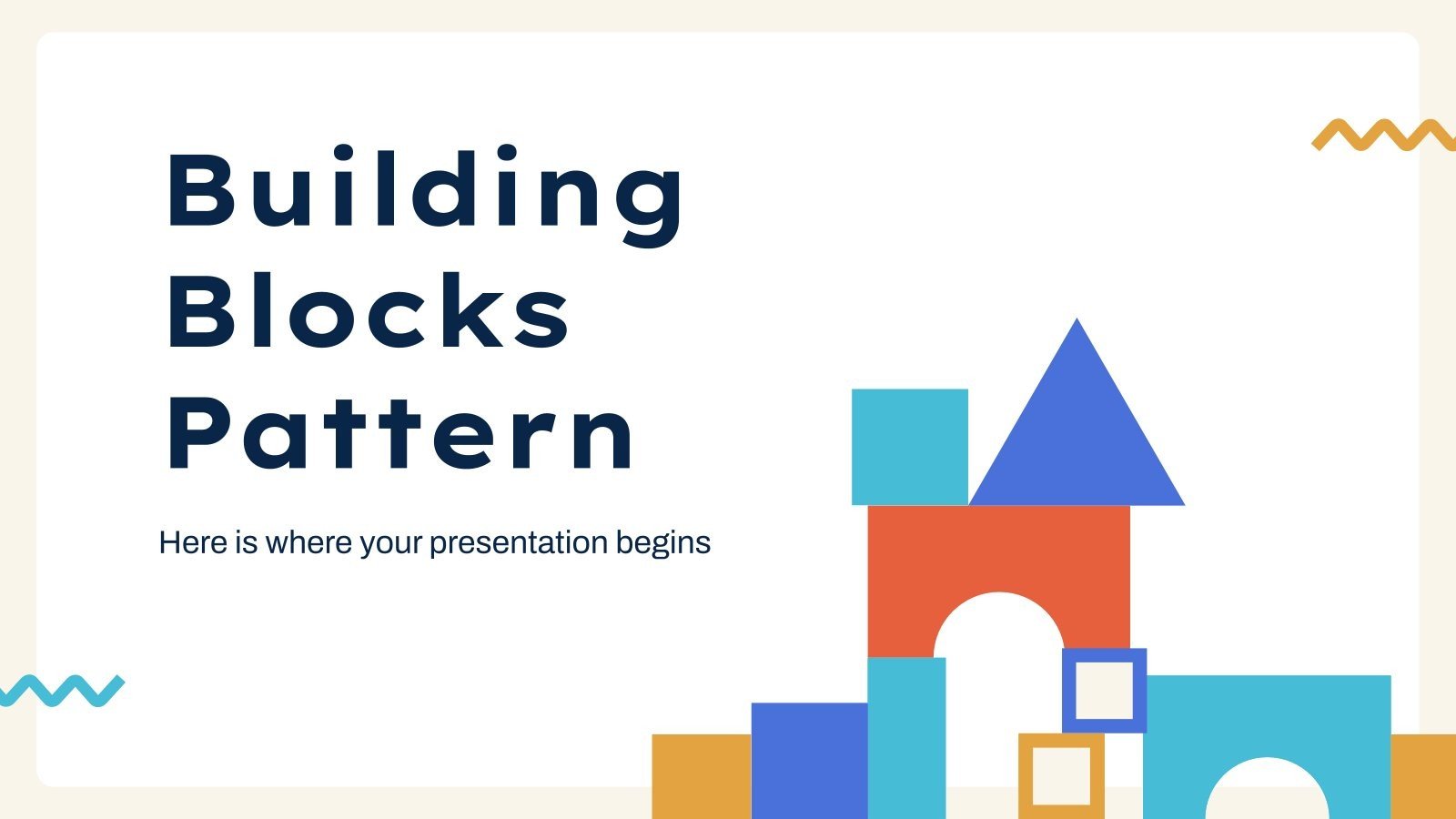 Building Blocks Pattern Presentation
