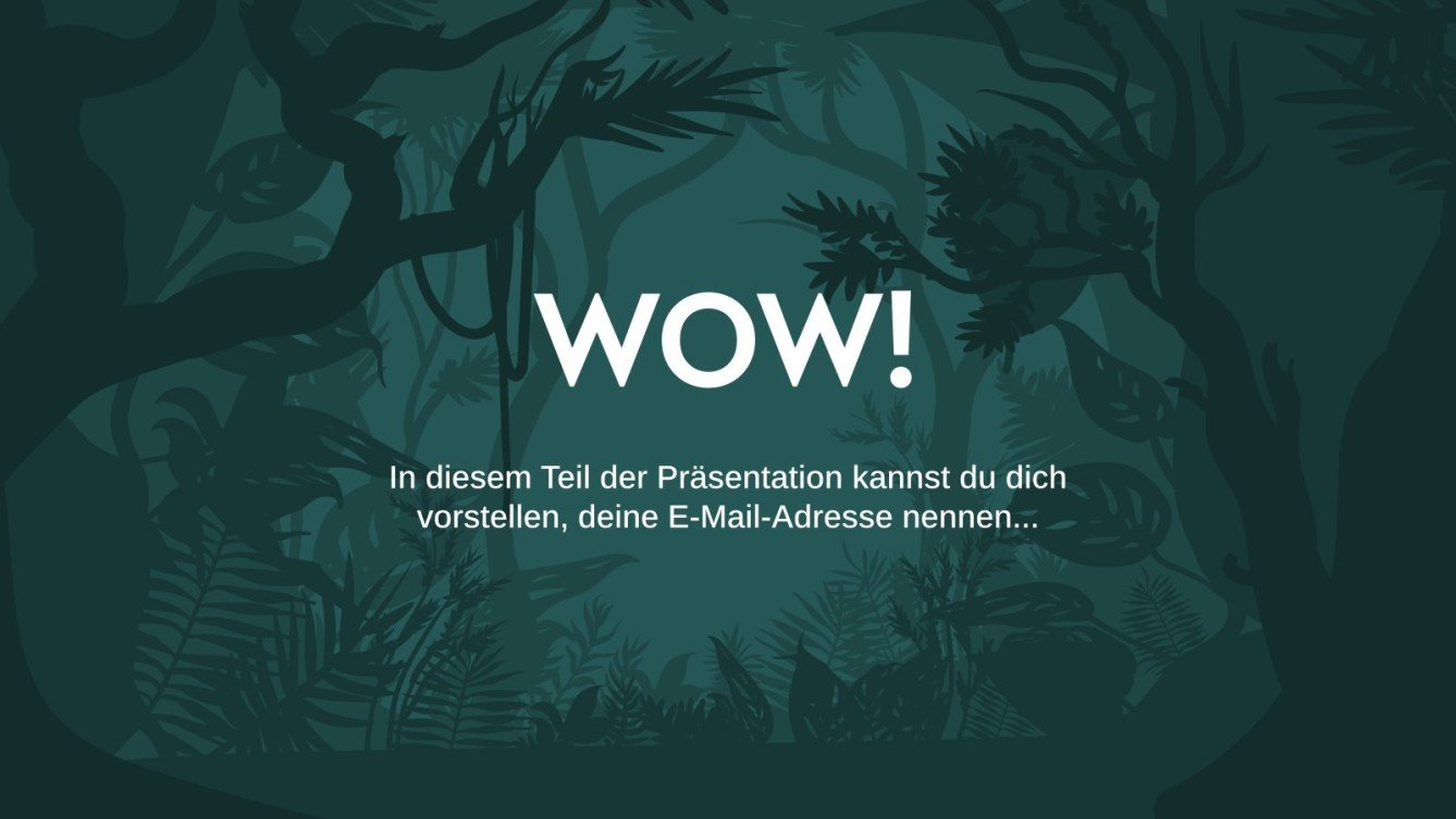 Tropical Rainforest Theme Presentation