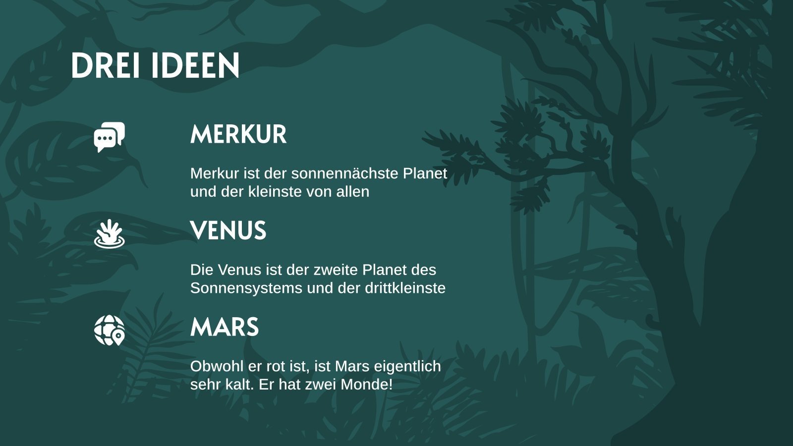 Tropical Rainforest Theme Presentation