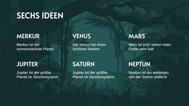 Tropical Rainforest Theme Presentation