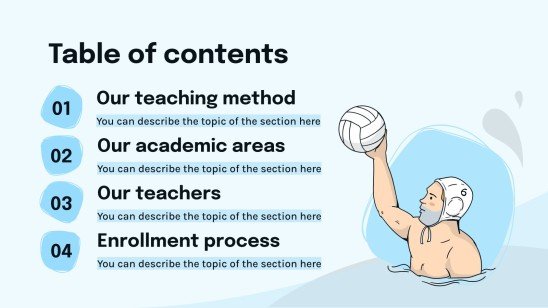 Water Polo Sports Club Presentation