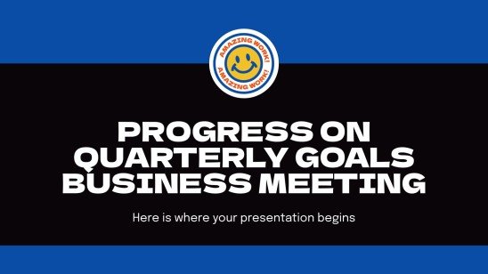 Free templates about Goals for Google Slides & PowerPoint