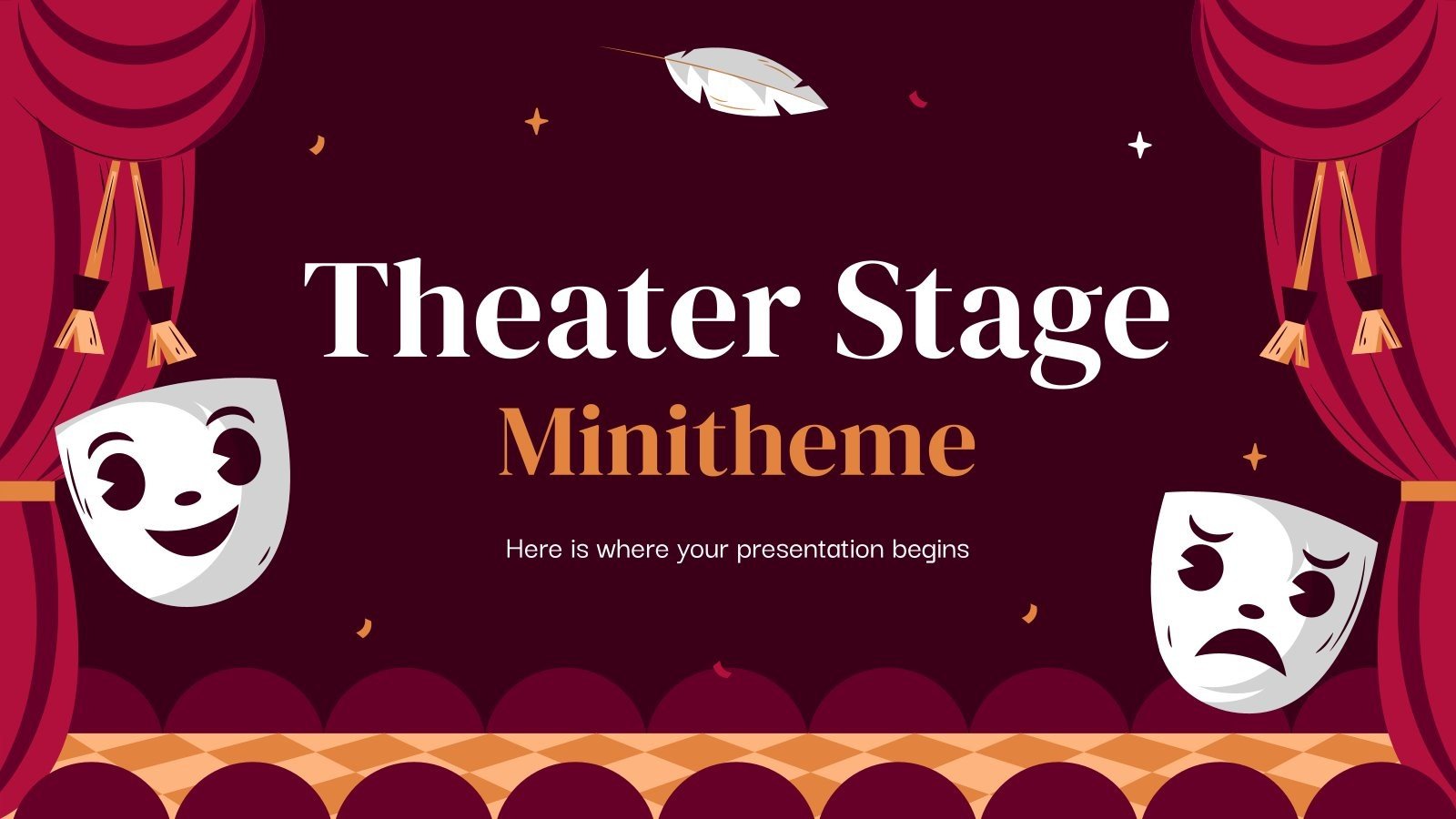 Theater Stage Minitheme Presentation