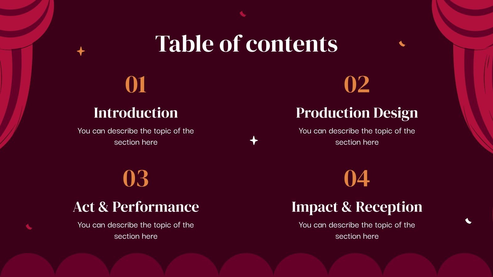 Theater Stage Minitheme Presentation