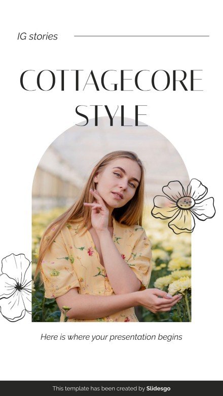Cottagecore Style IG Stories Presentation
