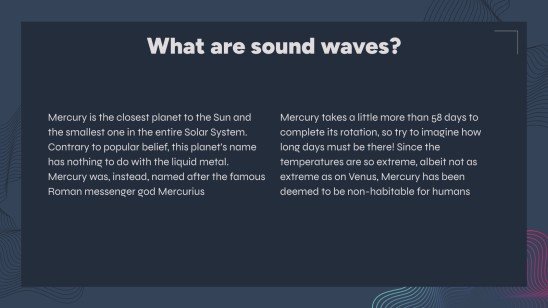 Science Subject for High School: Sound Waves Presentation