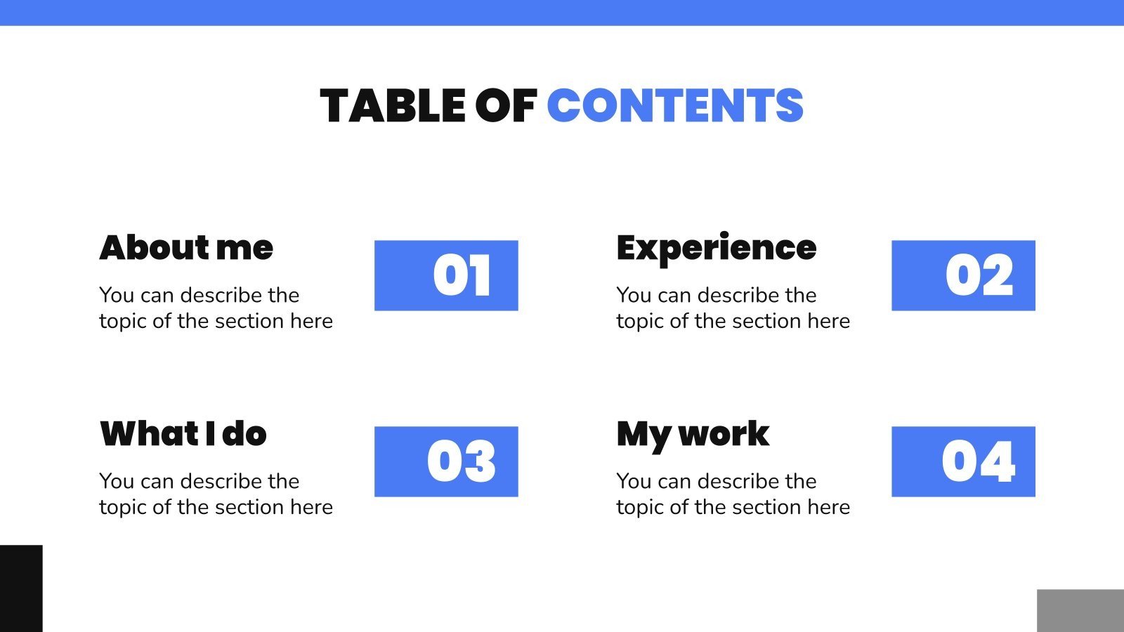 Dynamic Rectangles Multi-Fit Business CV Presentation