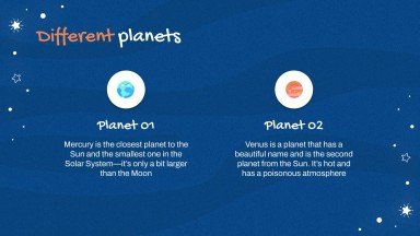 Space & Planets Workshop For Kids Presentation