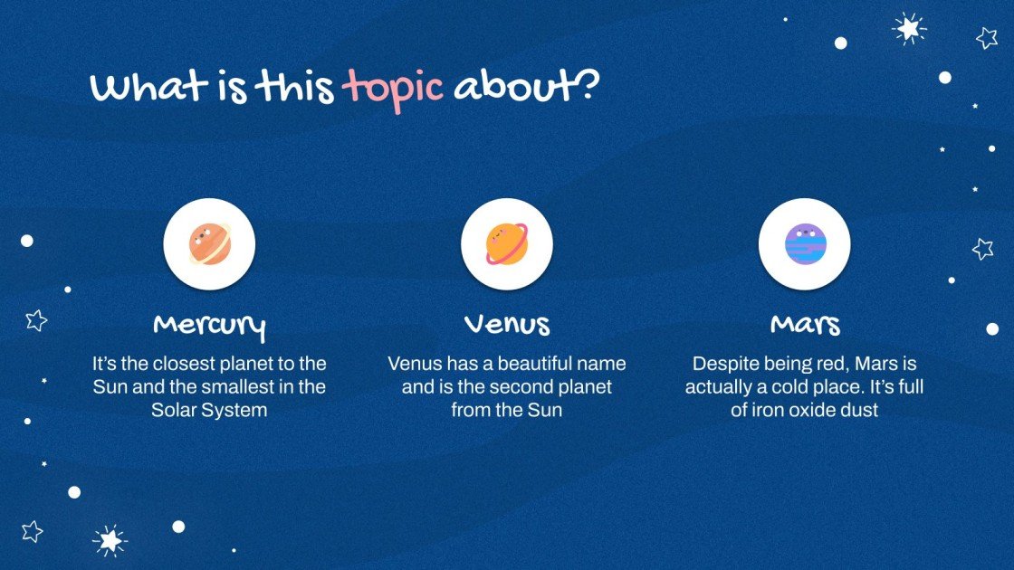 Space & Planets Workshop For Kids Presentation