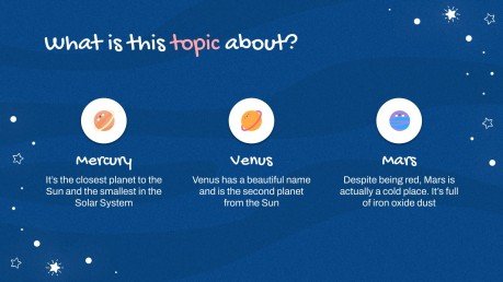 Space & Planets Workshop For Kids Presentation