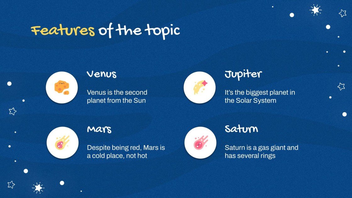 Space & Planets Workshop For Kids Presentation