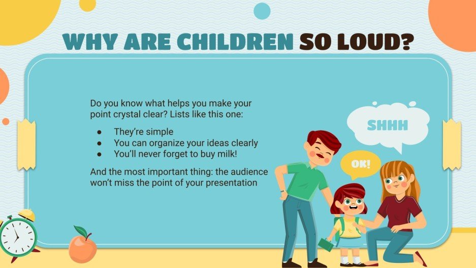 Presentación Niveles de voz para preescolar