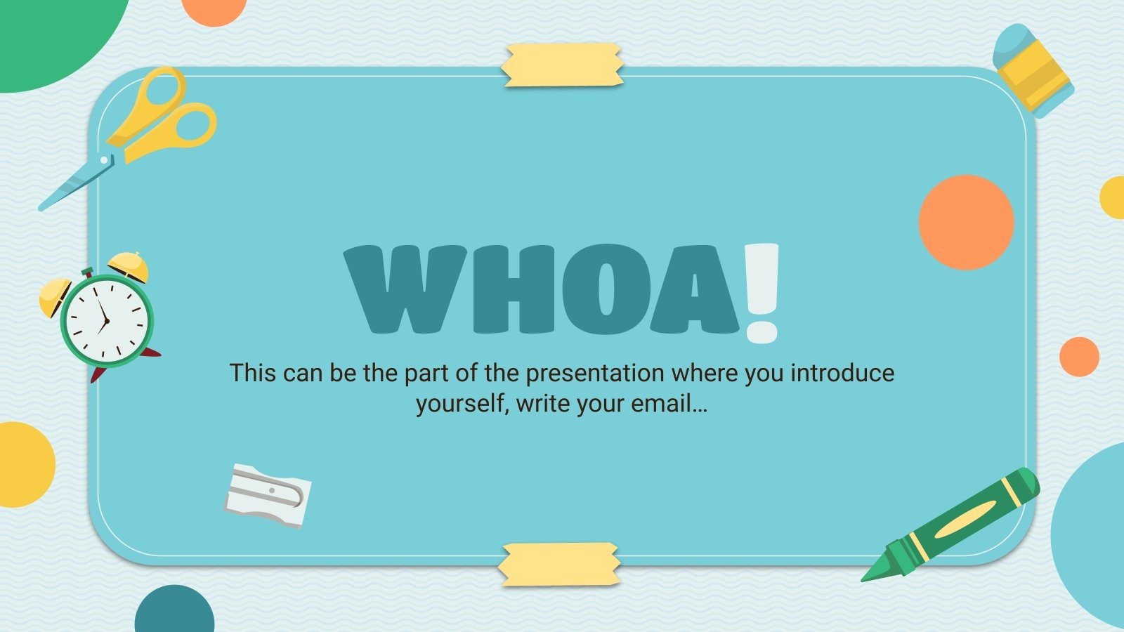 Presentación Niveles de voz para preescolar