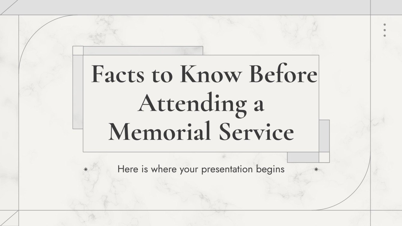 Free Google Slides & PowerPoint templates for funerals