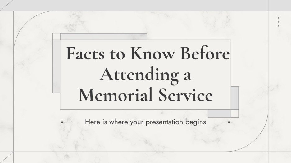 Free Google Slides & PowerPoint templates for funerals