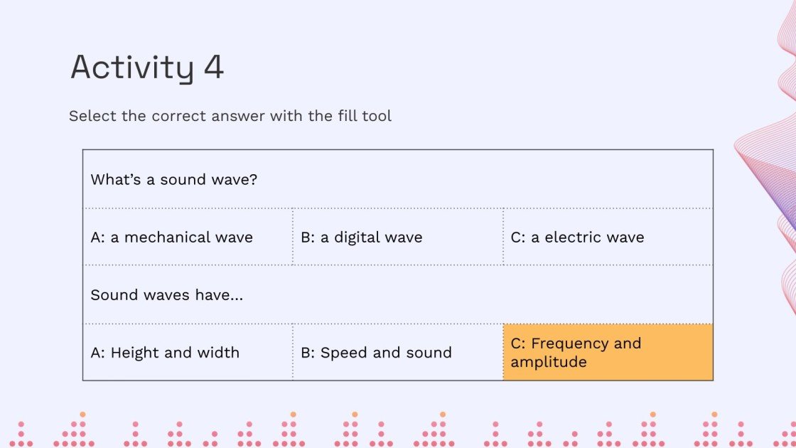 Science Activities for Middle School: Sound Waves