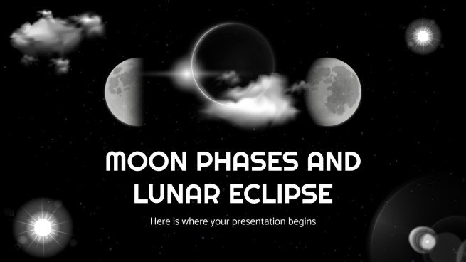 Free themes about the Moon for Google Slides & PowerPoint